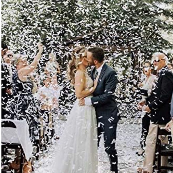 Party Supplies | Wedding Confetti Wands White About 10pc | Poshmark